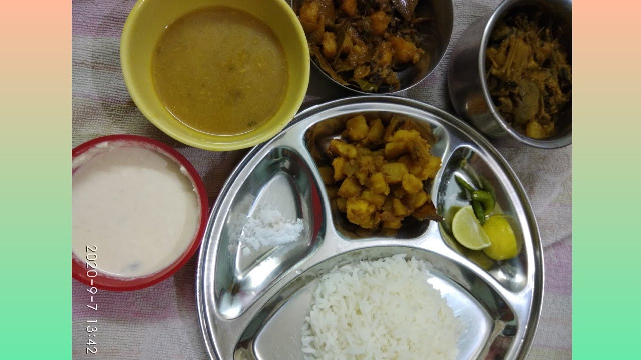 Special Gugli recipe#special non veg thali#special bengali thali non ...