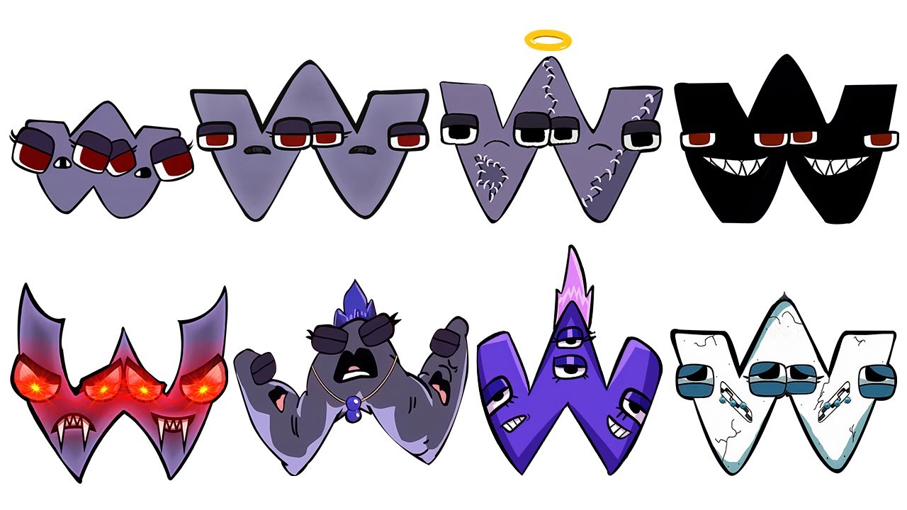 Niveles de Poder de “W” (Alphabet Lore) - YouTube