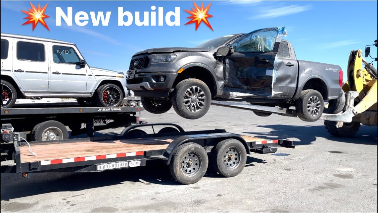 Rebuilding a wrecked Ranger from salvage auction - YouTube