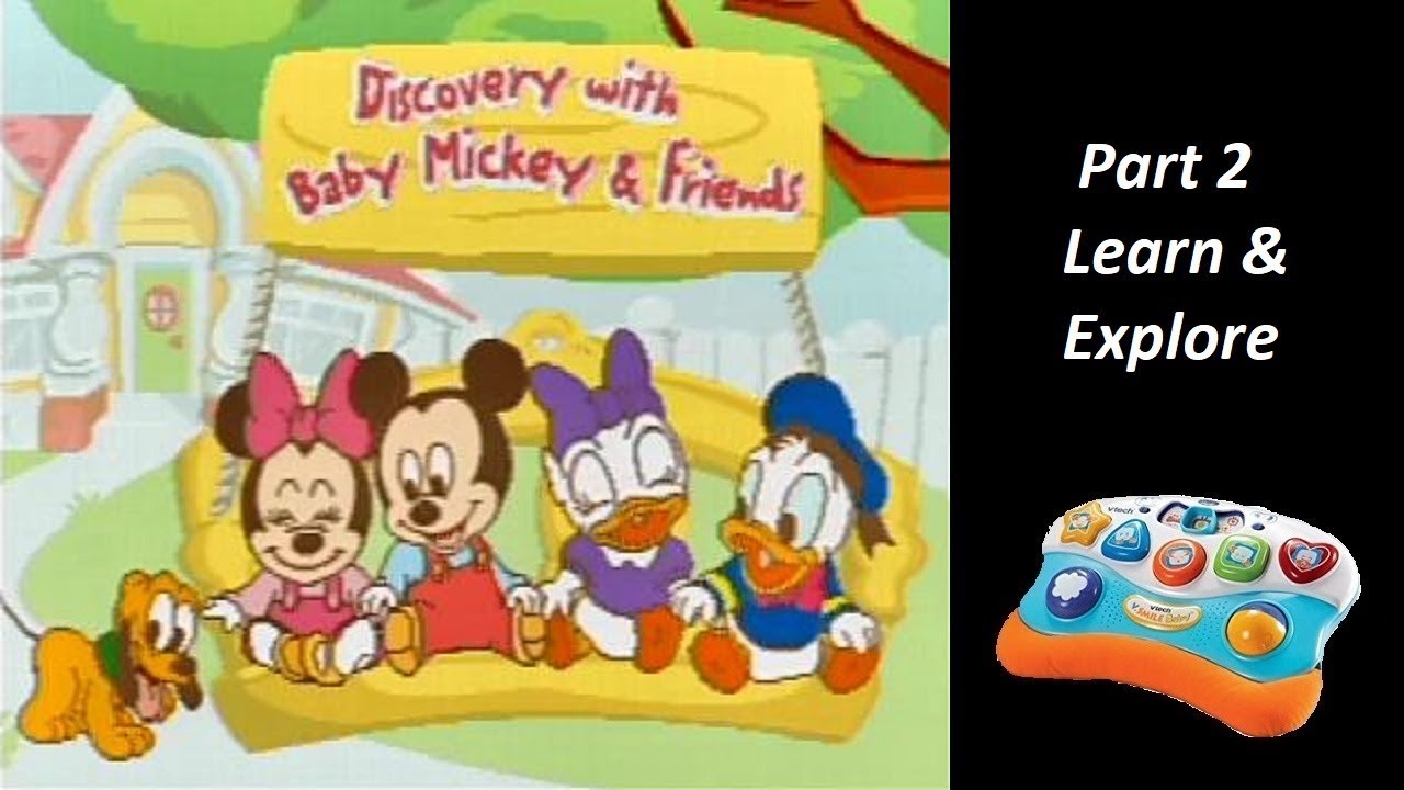 Baby Mickey & Friends (V.Smile) (Playthrough) Part 2 - Learn & Explore ...