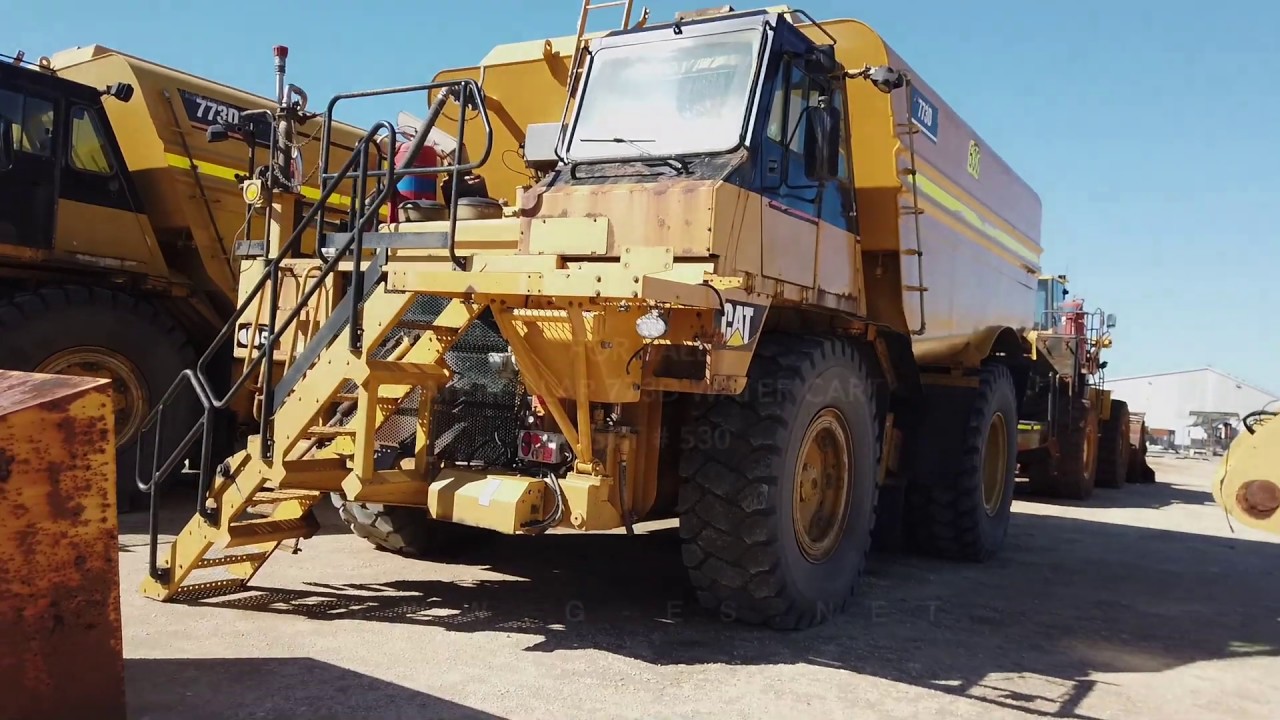 Caterpillar 773D Water Cart Asset #530 - YouTube