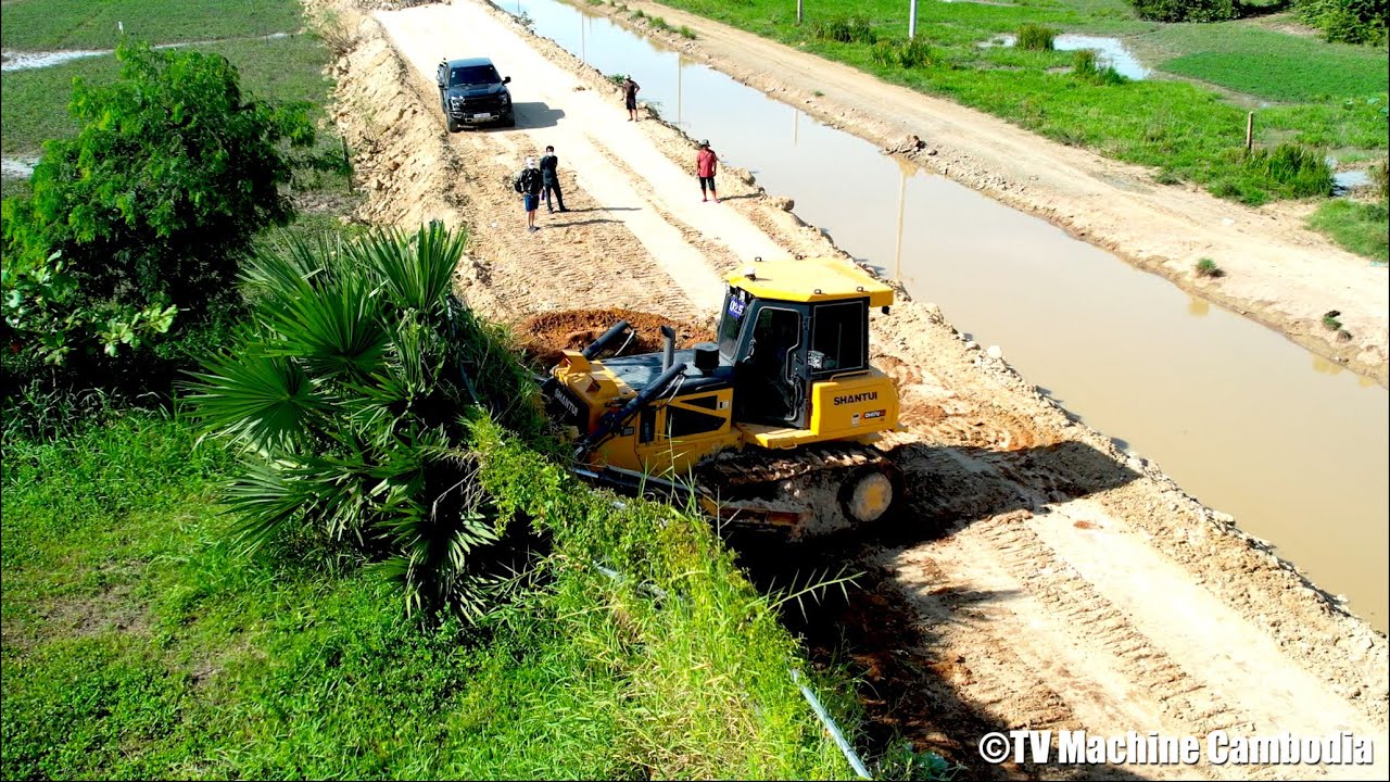 Best Dozer Forest Cutting Slope Making Road Widening | Excellent dozer ...