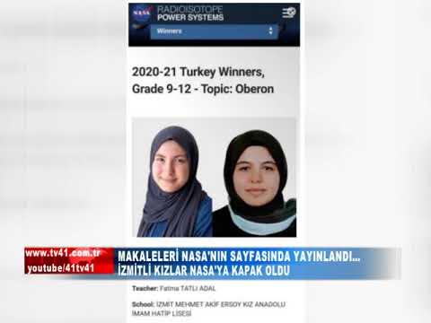İZMİTLİ KIZLAR NASA'YA KAPAK OLDU