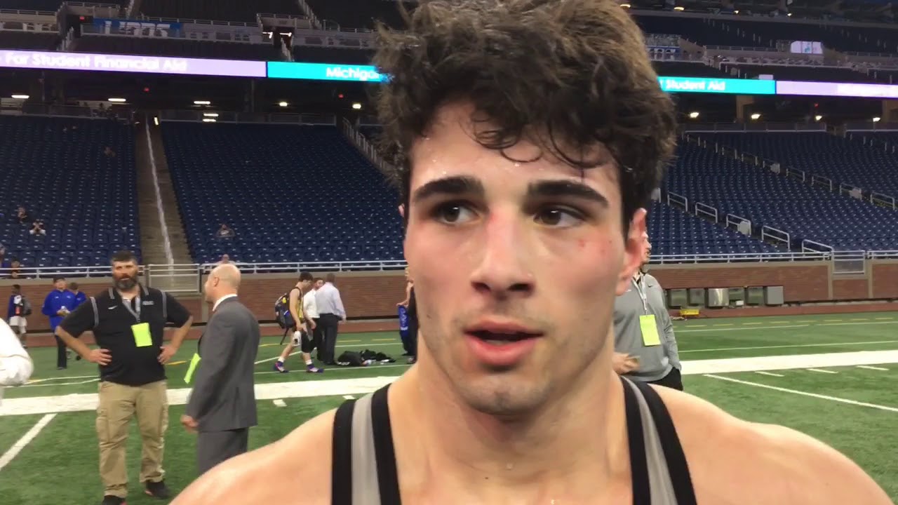 Edsel Ford senior Will Marano talkz about winning first wrestling state ...