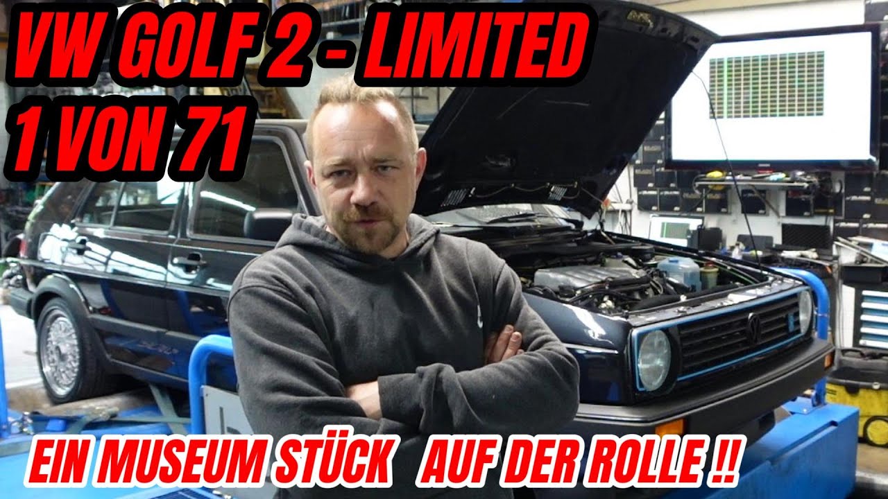 Turbo-Gockel VW GOLF 2 16V G60 LIMITED - 1 von 71 !! EIN MUSEUM STÜCK ...