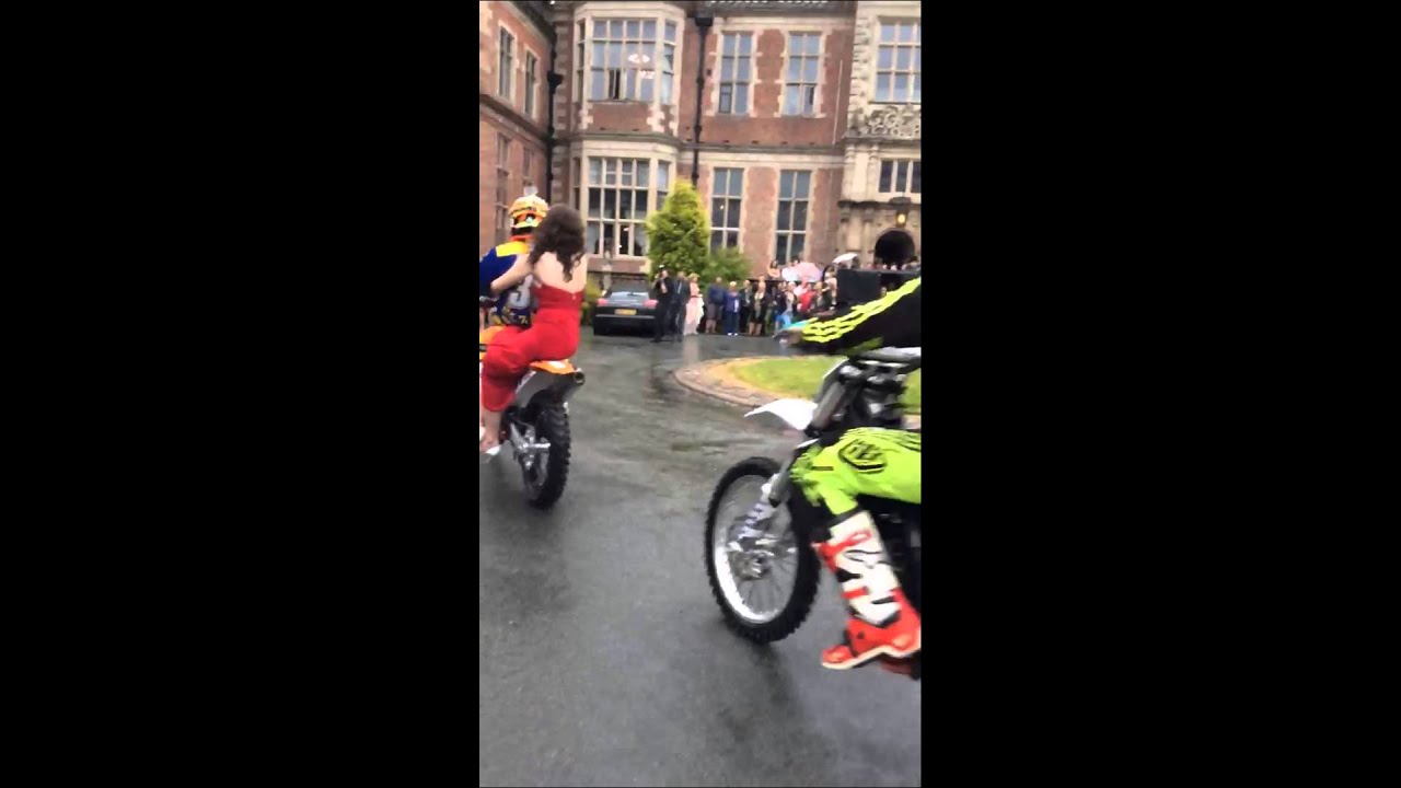 Taking Daughter Prom On A Motocross Bike - YouTube