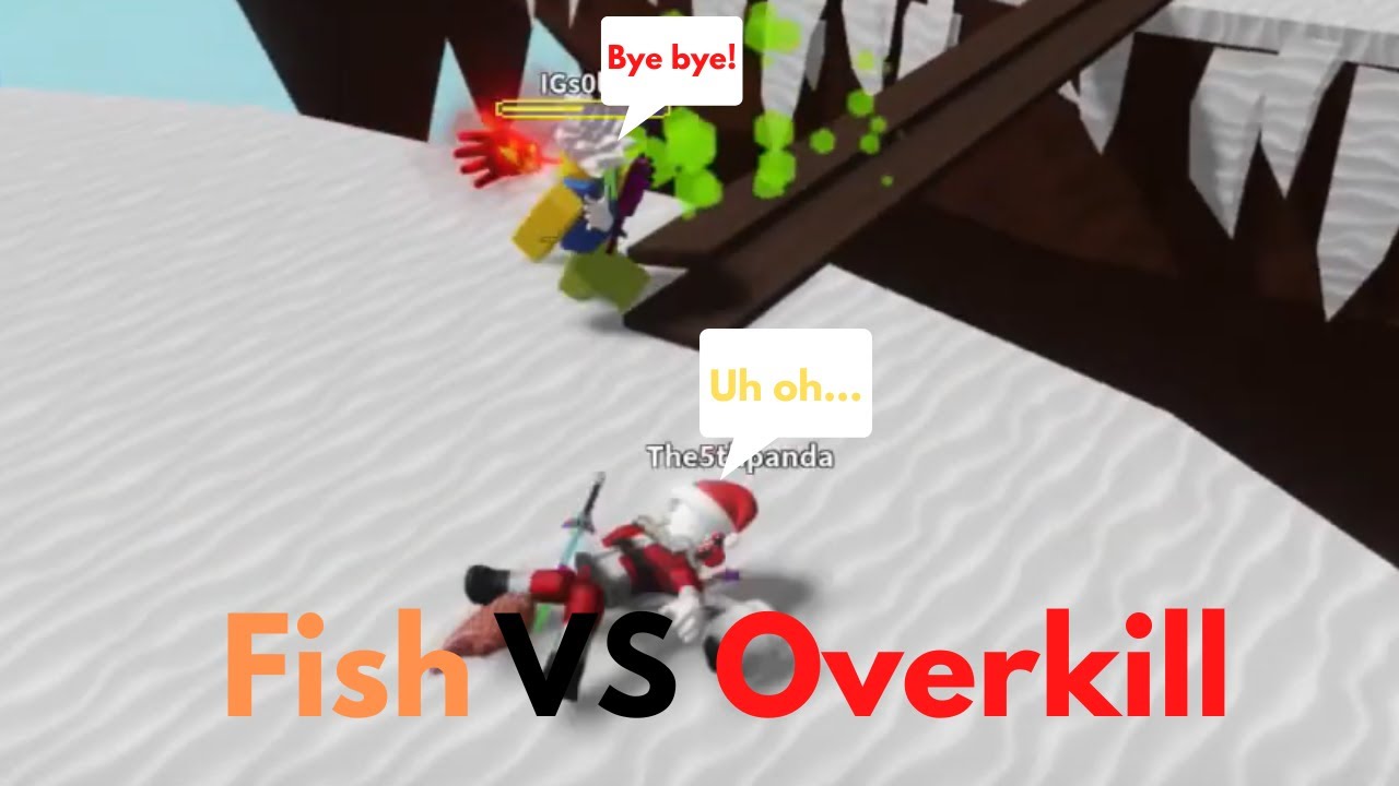 Fish VS Overkill (Roblox Slap Battles) - YouTube