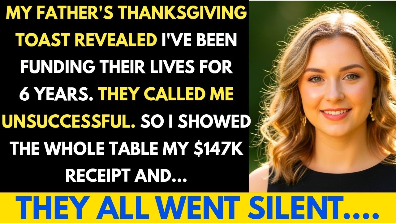 THANKSGIVING TOAST REVEALED THAT I'VE BEEN FUNDING THEIR LIES FOR YEARS ...