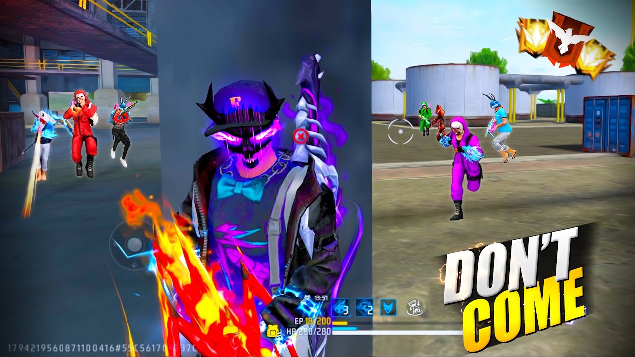 FREEFIRE 🔥Solo vs Squad Mp40 + Groza - X 🤯 26 Kills Total - Garena free ...