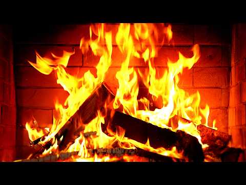 🔥 Fireplace 4K UHD! Fireplace with Crackling Fire Sounds. Fireplace Ambience