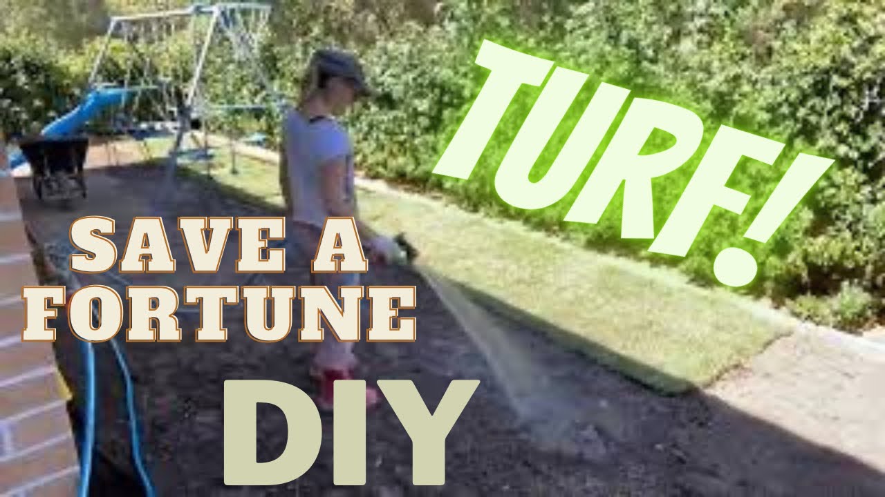How to DIY Turf | Lay Turf | Landscaping - YouTube