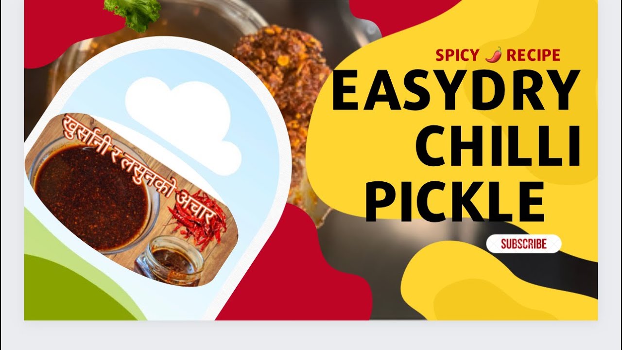 Khursani Ra Lasun Ko Achar 🌶️ 🌶️ Spicy 🥵 Easy Dry Chilli and Garlic ...