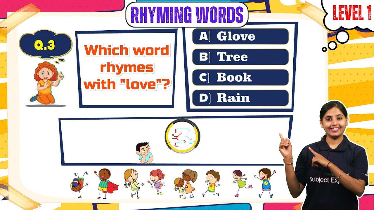 Tricks to understand Rhyming Word | Rhyming Game | Learn to Rhyme ...