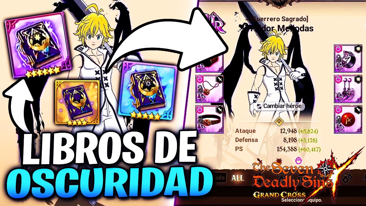 SUBO a MELIODAS TRAIDOR! LIBROS NUEVOS, LV90, SA6 y EQUIPAMIENTO | 7ds ...