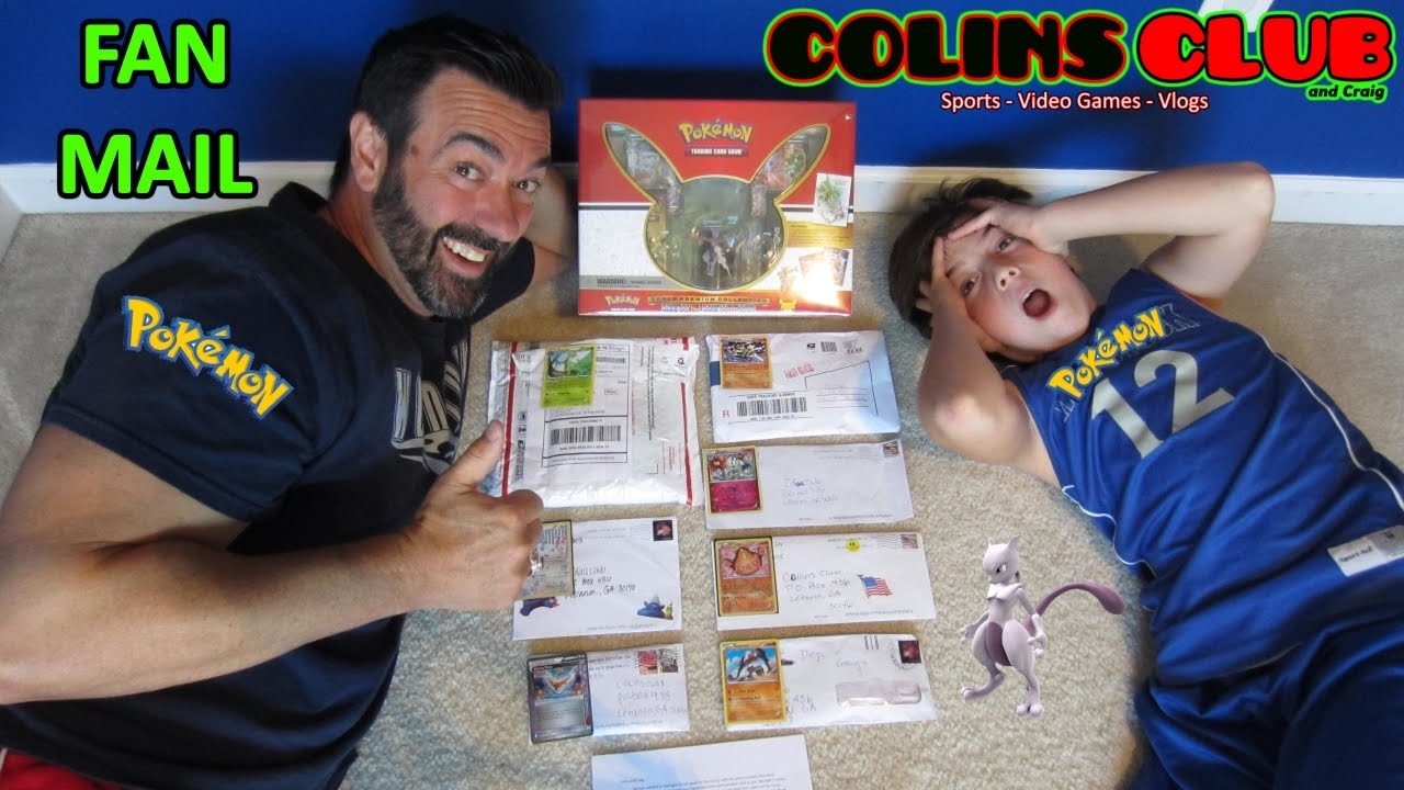 OverTheTop Pokemon Fan Mail Opening - ColinsClub and Craig - YouTube