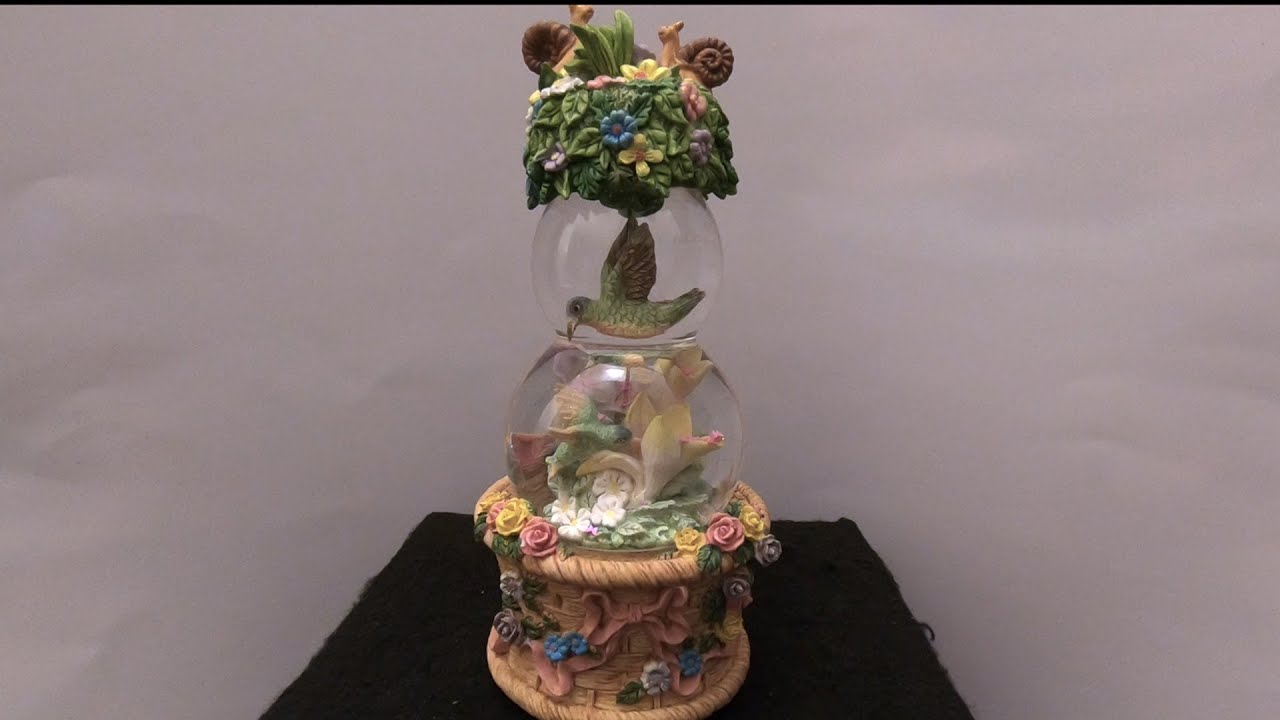 Ep. 135 - Hummingbird Garden - Double Ended Snow Globe Repair - Torn ...