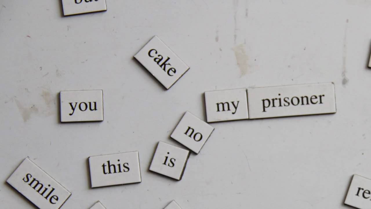 Magnetic Poetry Animation - YouTube