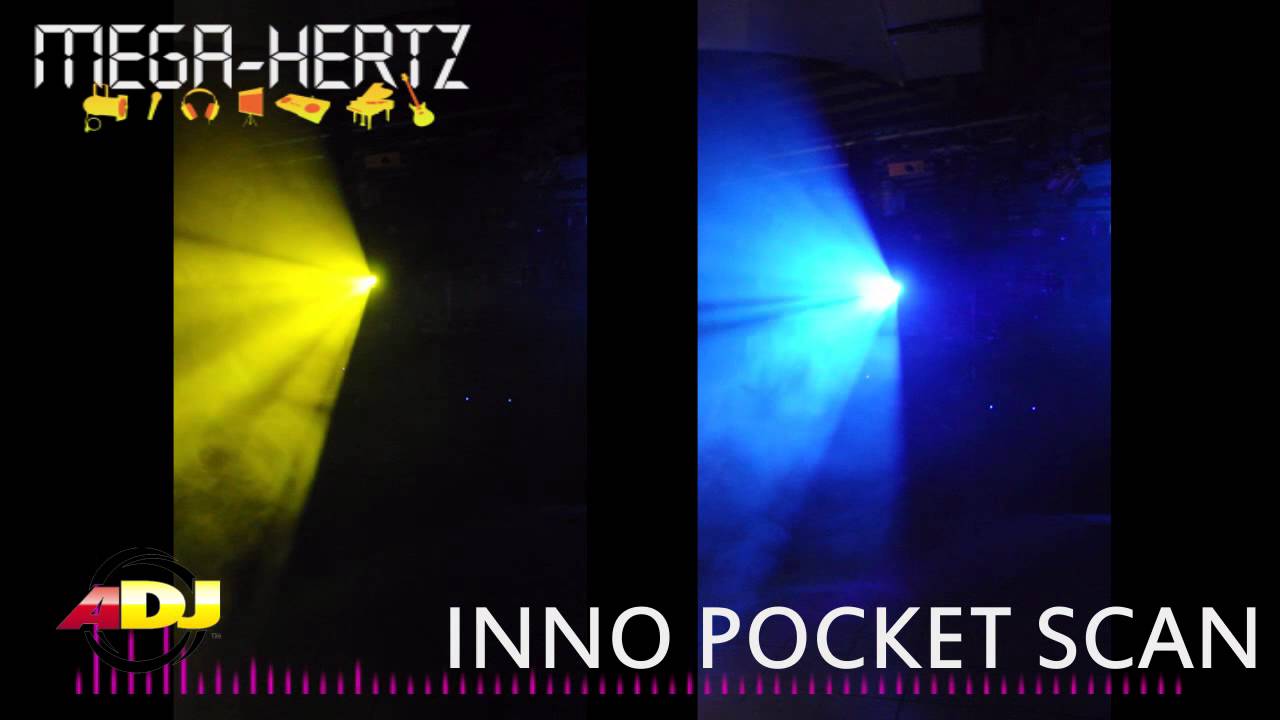 Mega-hertz.fr : INNO POCKET SCAN AMERICAN DJ - YouTube