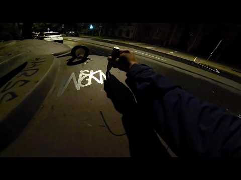 Graffiti patrol. Night bombing