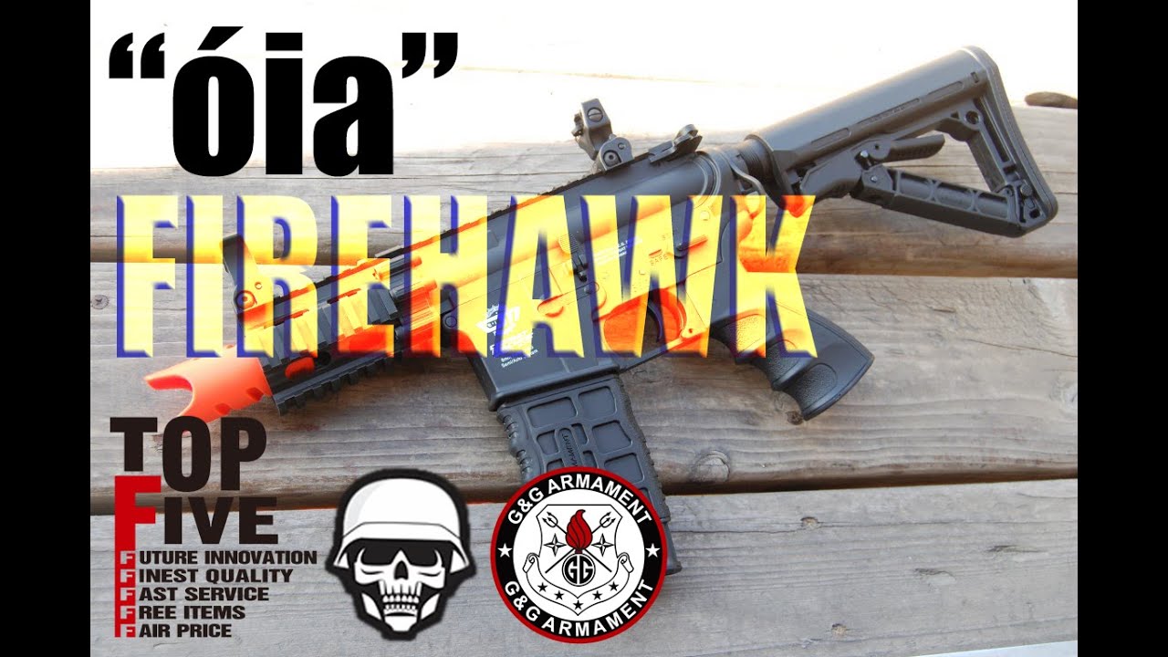 AIRSOFT | CLUB "ÓIA" - G&G M4 FIREHAWK Baby - YouTube