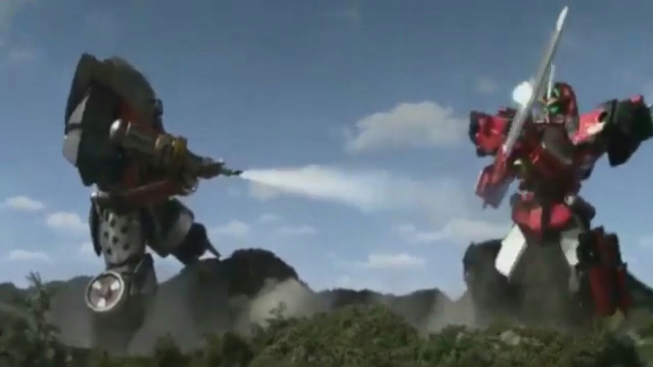 Megazord Vs Robotron (Parte_1) Dublado | Power Rangers Beast Morphers ...