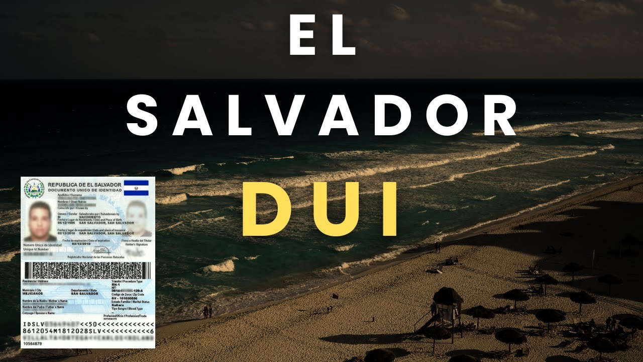 El Salvador DUI Card 🇸🇻 (What it is, how to get it) - YouTube