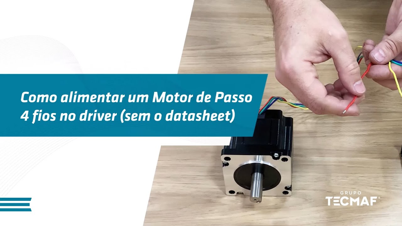 Como alimentar um Motor de Passo 4 fios no driver (sem o datasheet ...
