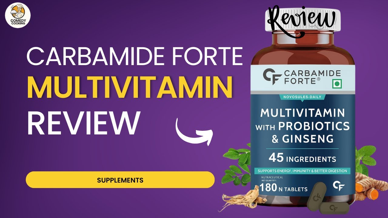 Carbamide Forte Multivitamin Tablets for Men and Women with Probiotics ...