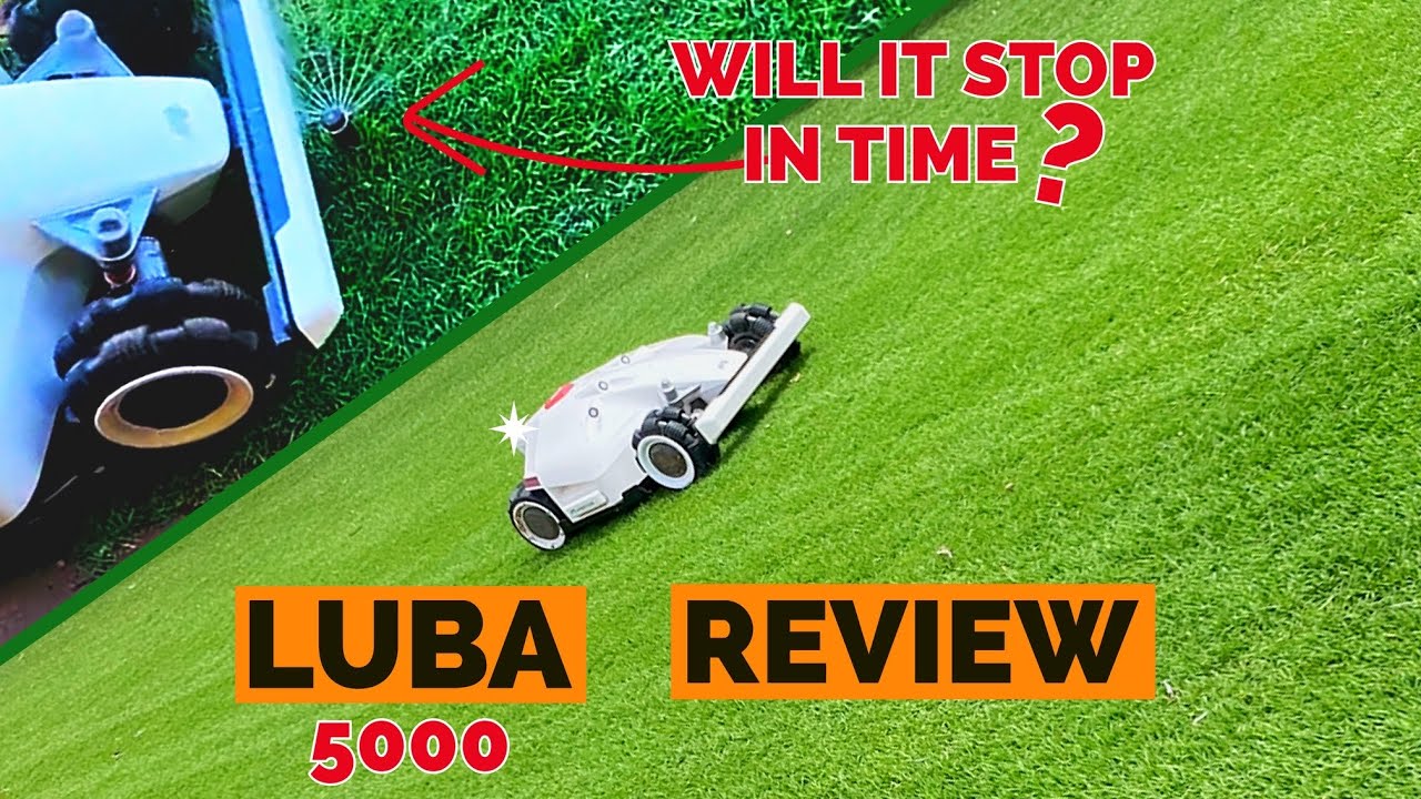Luba 5000 review and unboxing (Mammotion) perimeter wire free robot lawn mower - YouTube