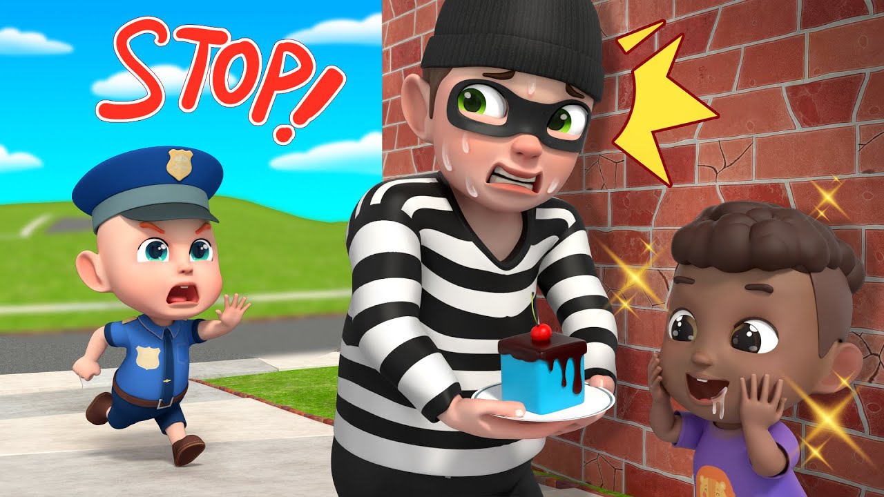Policeman To The Rescue! Baby Police Officer Song | More Rosoo Nursery ...