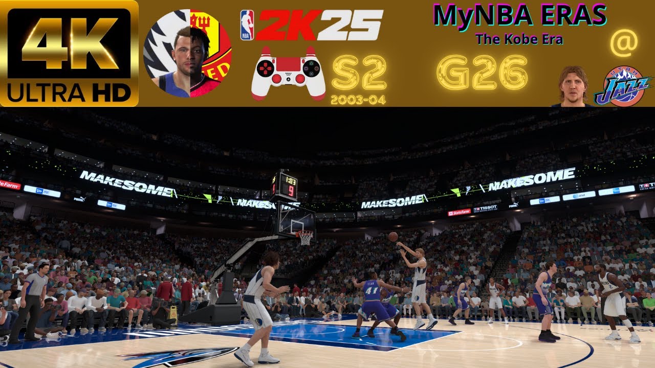 [NBA2K25][HoF]第二季二十六場 @爵士 [一鏡到底][曼巴紀元] - YouTube