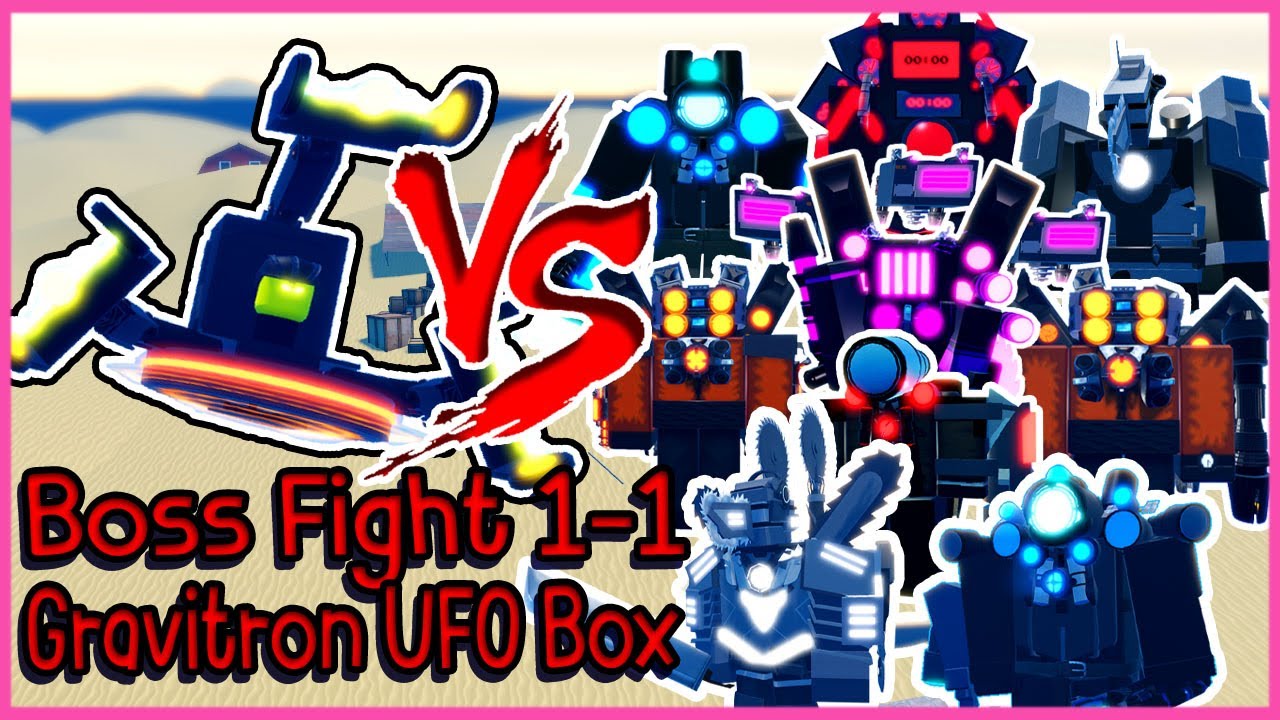 Roblox Titans VS Gravitron UFO Box in Super Box Siege Defense - YouTube