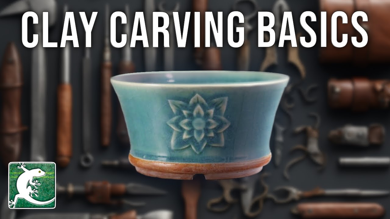 How Easy it's to Carve a Dry Clay Pottery with Simple Tools - YouTube