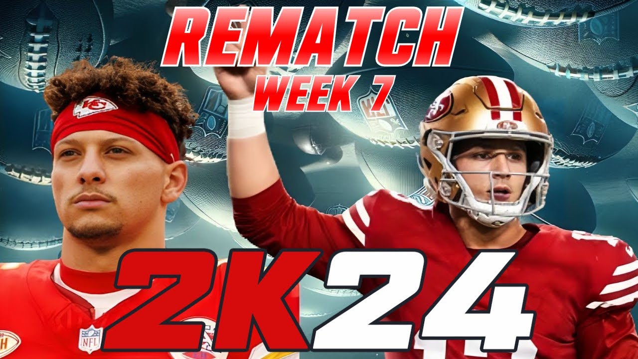 NFL 2K24 | Kansas City Chiefs at San Francisco 49ers 🏈 | Week 7 | NFL ...