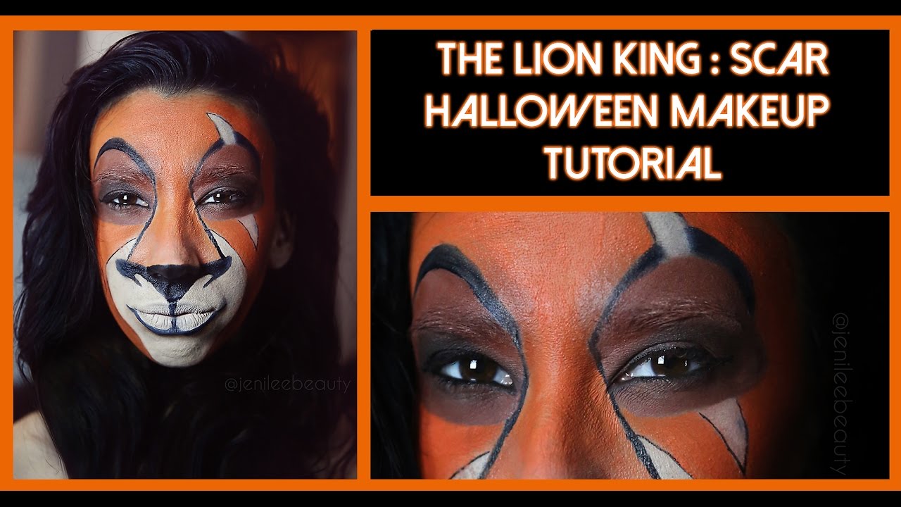 Disney Villain: Scar | Halloween Makeup Tutorial - YouTube