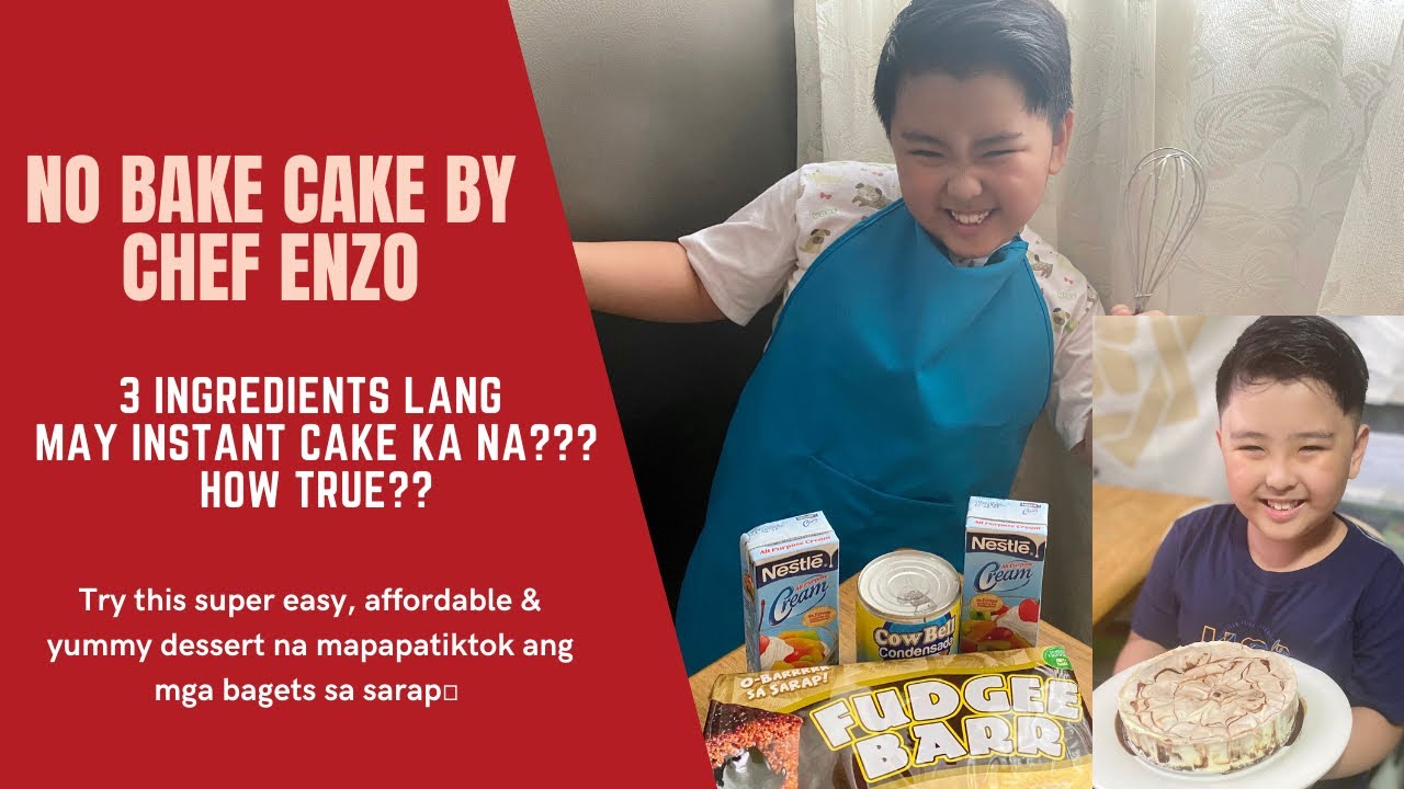 NO BAKE CAKE BY CHEF ENZO - YouTube