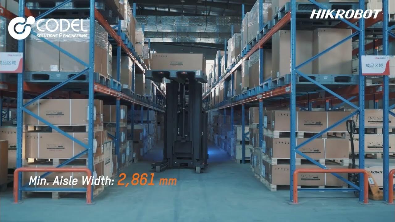 Codel HIK robots AMR Forklift Mobile Robot F5 1600 Automate the Material Handling for Narrow ...