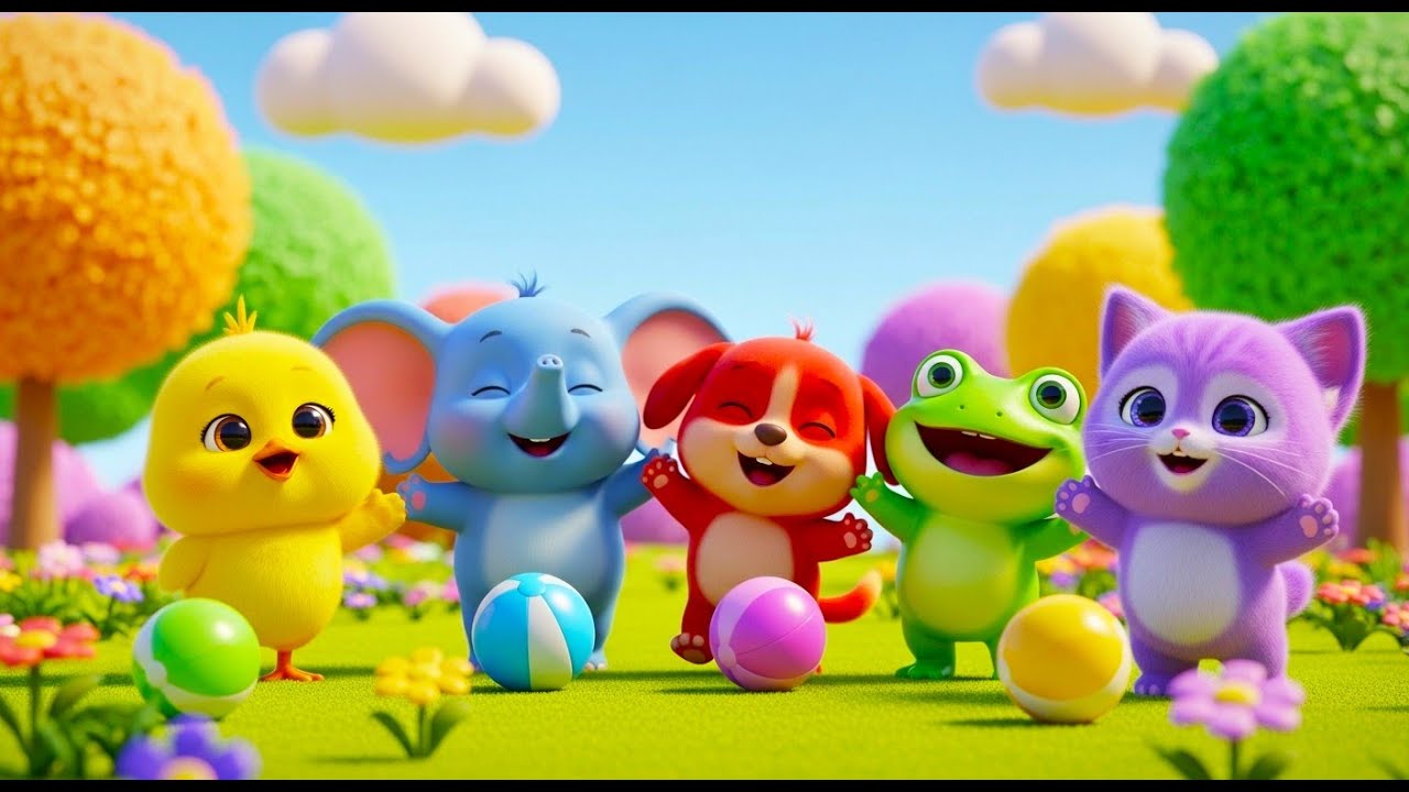Learn Colors with Animals | Fun Color Learning Song for Kids ...