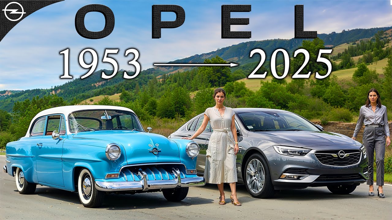 OPEL Large Family Car Evolution – From (1953–Present) - YouTube