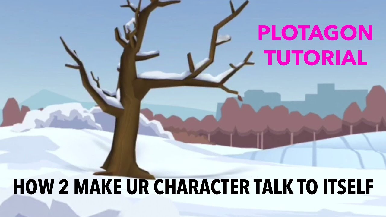 Plotagon tutorial: how to make your character talk to itself - YouTube