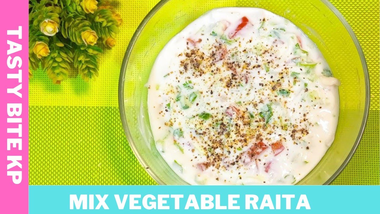 Mix Vegetable Raita Recipe | How To Make Mix Vegetable Raita - YouTube