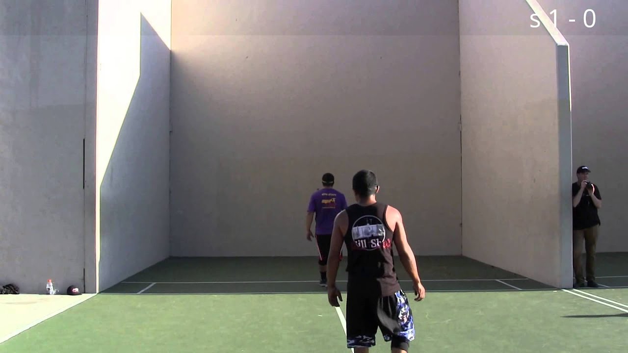 3 Wall Handball ( Alfredo vs Lobo ) Semi WPH Pro Stop #4 Huntington ...