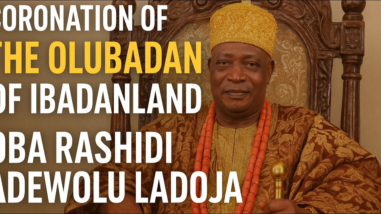 Coronation of the Olubadan of Ibadanland, Oba Rashidi Adewolu Ladoja at ...