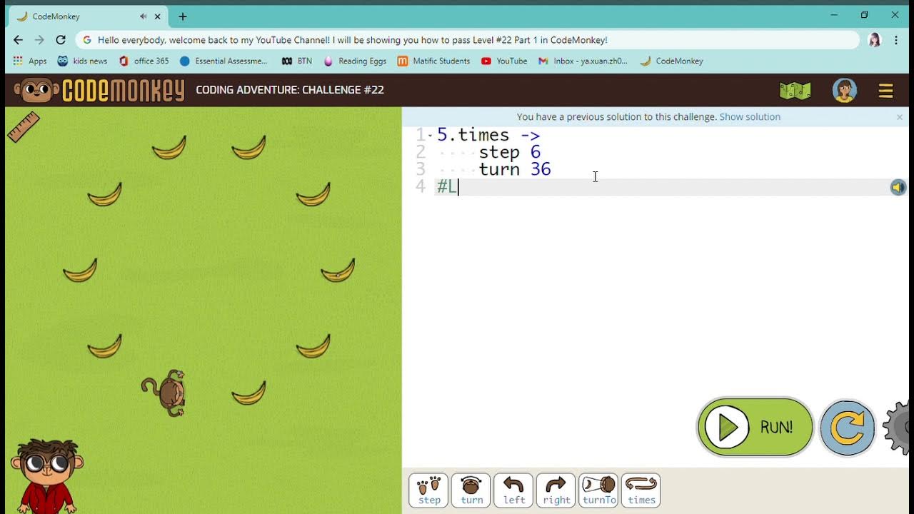 How to pass CODING ADVENTURE: CHALLENGE #22 - By Mia - YouTube