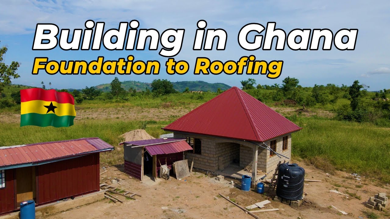 Building a Minimal 1 Bedroom Self Contained House in Ghana - YouTube