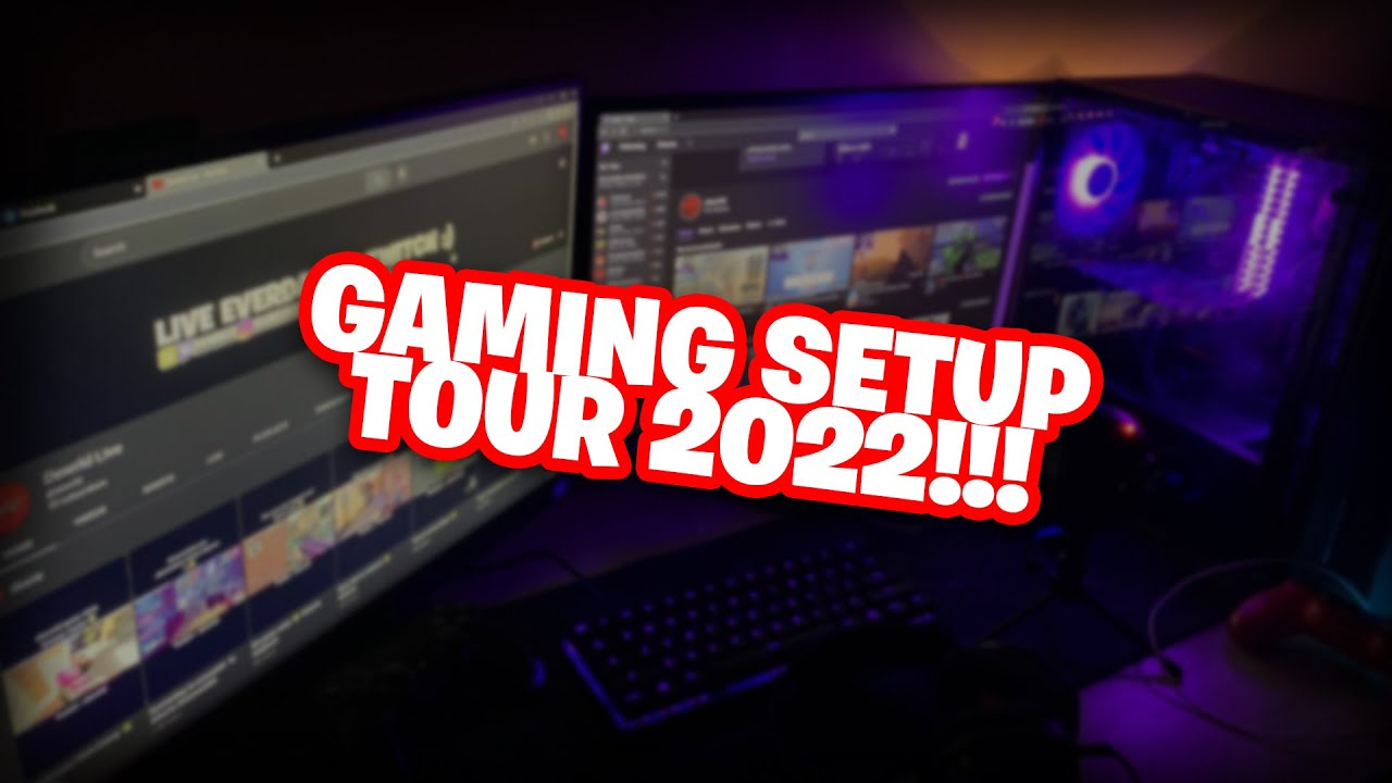 My Gaming Setup & Room Tour! (Part 2) - YouTube