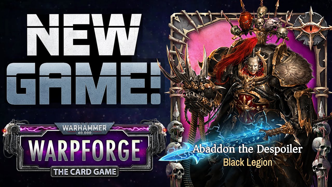 My first look at Warhammer 40,000: Warpforge! You will like this card ...