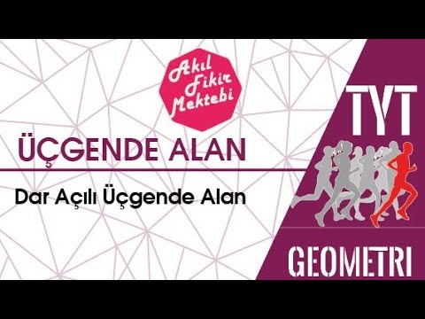 Dar Açılı Üçgende Alan | TYT - AYT GEOMETRİ – AFM