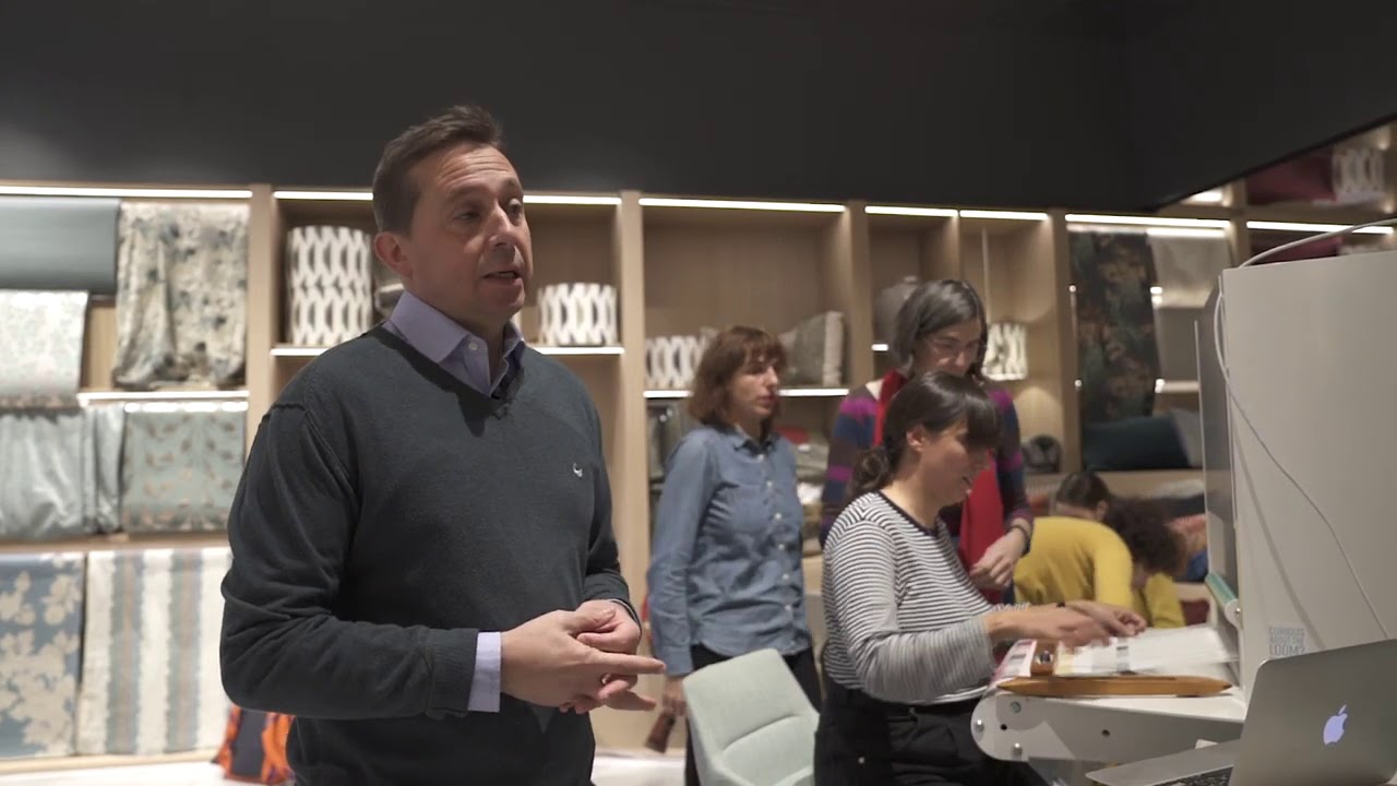 TC2 Digital Jacquard loom at Gancedo's Studio - YouTube