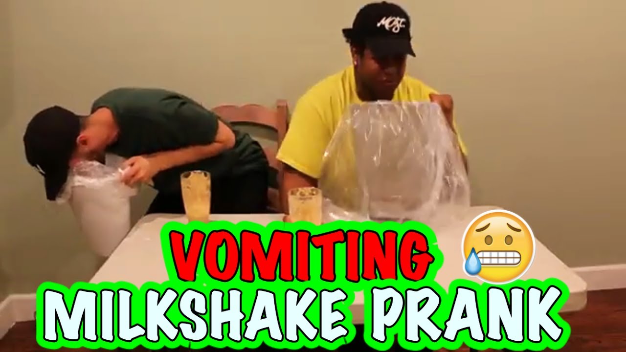 CRAZY MILKSHAKE PRANK [THROW UP WARNING] - YouTube